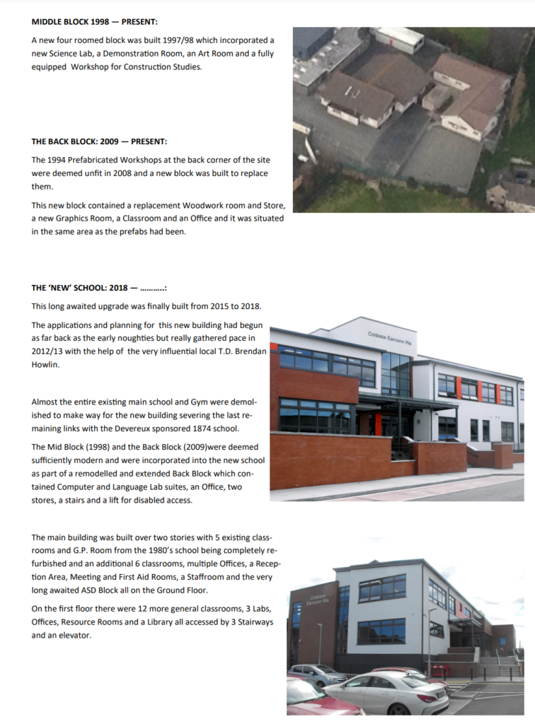 School History - Wexford CBS